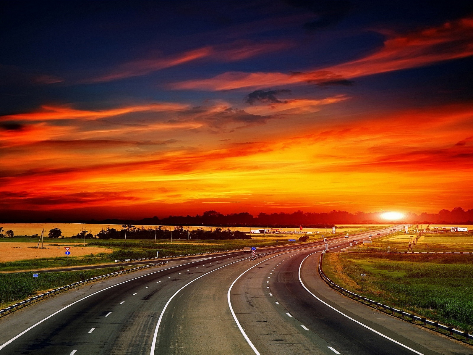 Cool Highway Wallpaper 1600x1200 34959